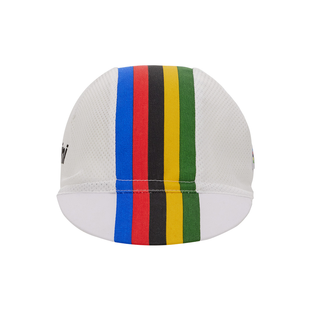 Santini UCI Official World Champion Cycling Cap-White